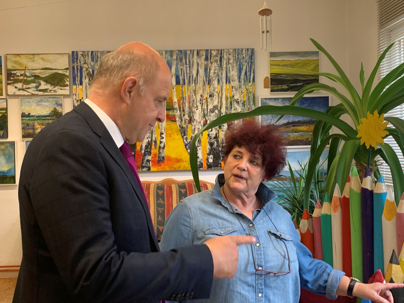 Der Landrat zu Gast bei Künstlern | Landkreis Havelland